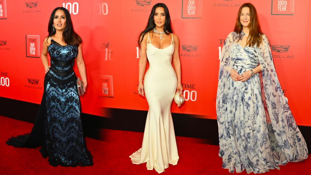 Móda z Time 100 Gala: Kim Kardashian jako antická bohyně z devadesátek ...