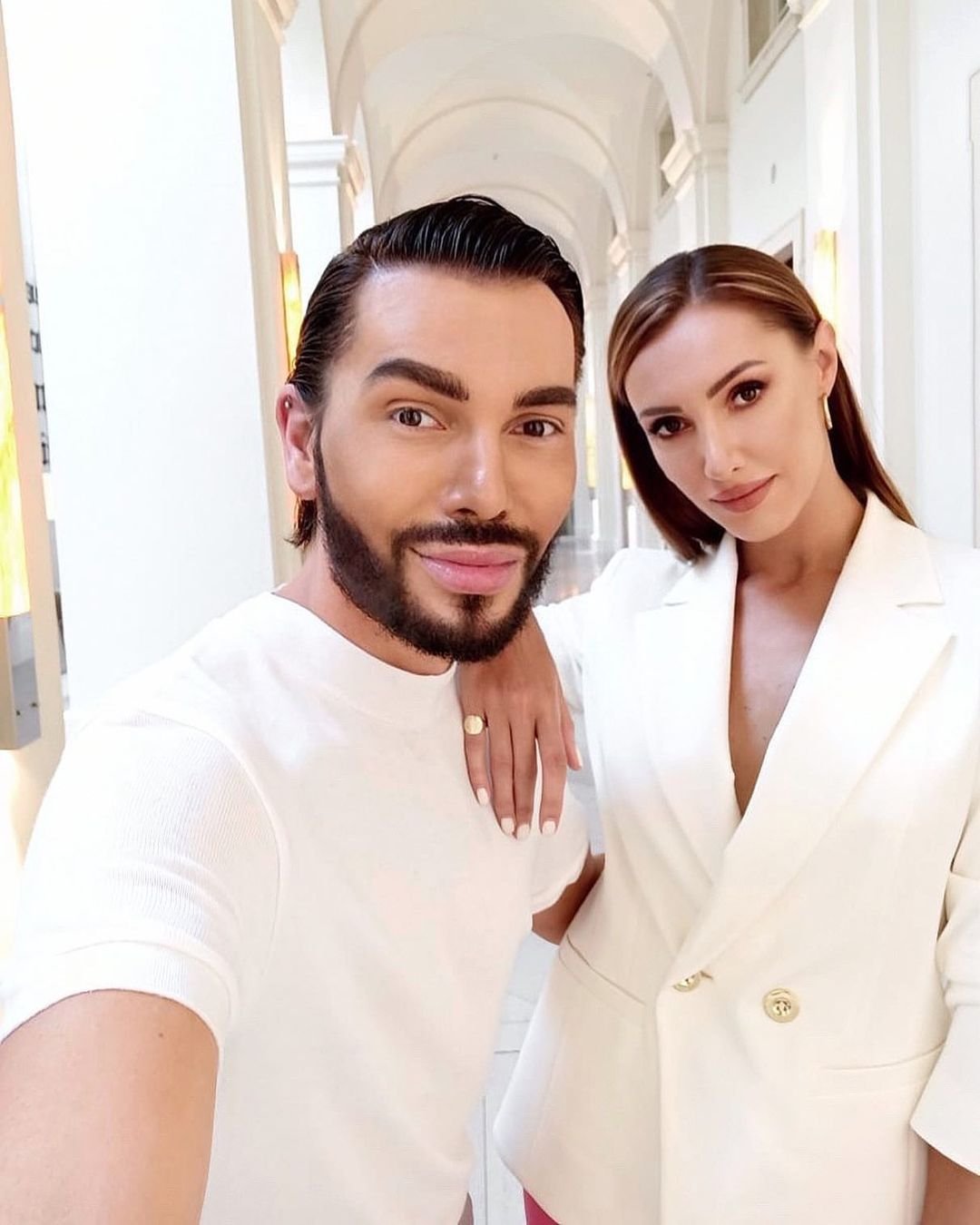FOTO: Stylista hvězd Sam Dolce s ředitelkou Miss Czech Republic Taťánou ...