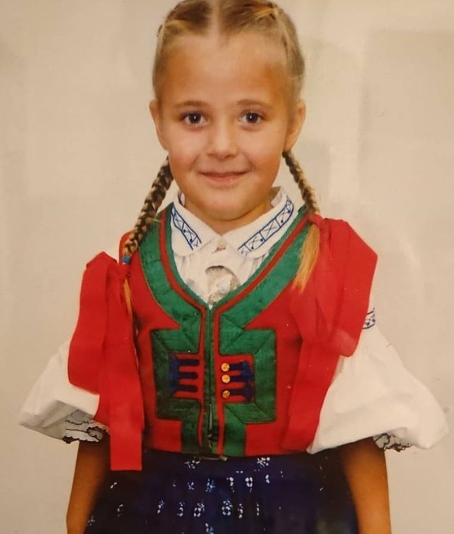 FOTO: Anička jako malá dívenka.