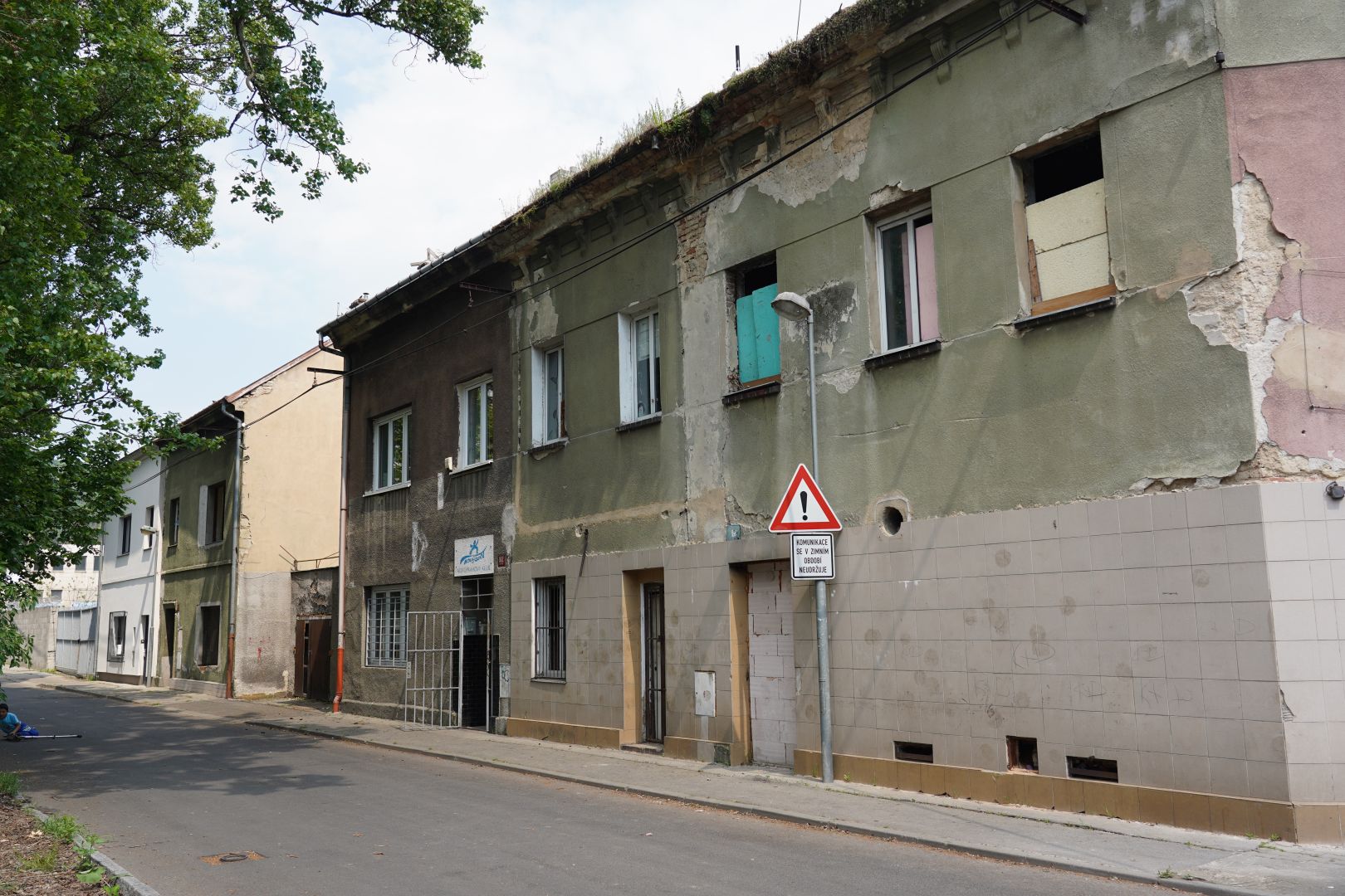 FOTO: Matiční ulice v Ústí nad Labem.