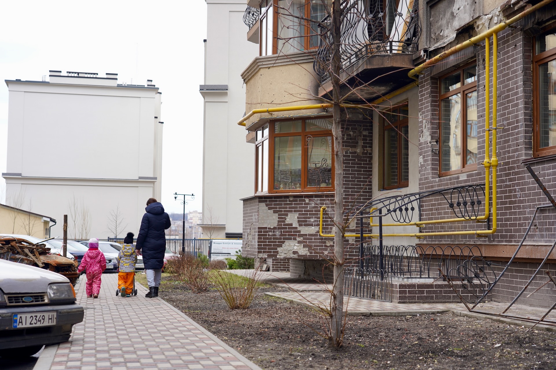 FOTO: Tohle jsou vcelku luxusní byty v centru města. Přesto je vidět, že ani tady není vše v ...