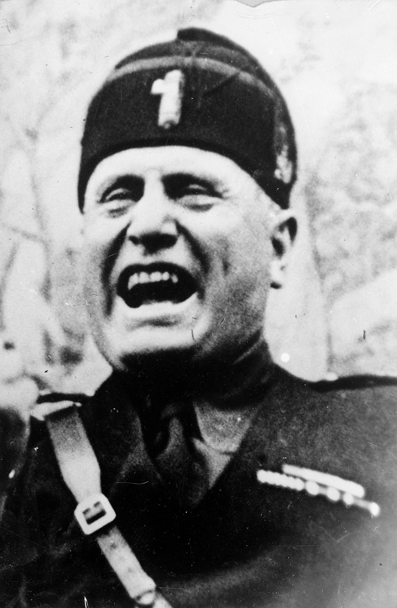 FOTO: Italský diktátor Benito Mussolini.
