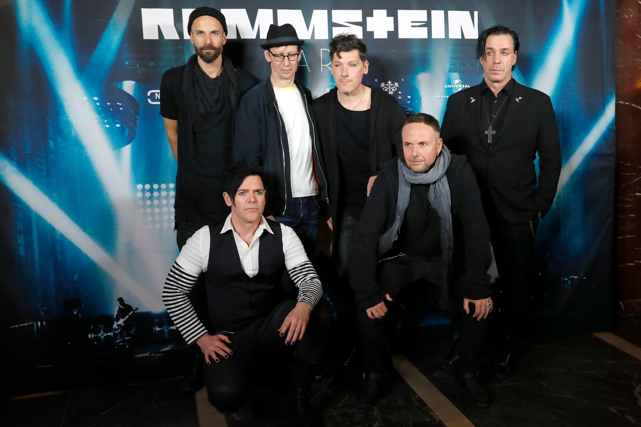 FOTO: Legendární kapela Rammstein