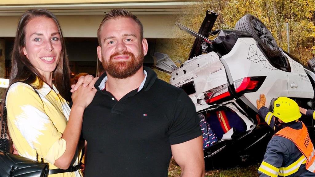 Patrik Kincl měl děsivou nehodu: Dostal smyk, auto skončilo na střeše a ...